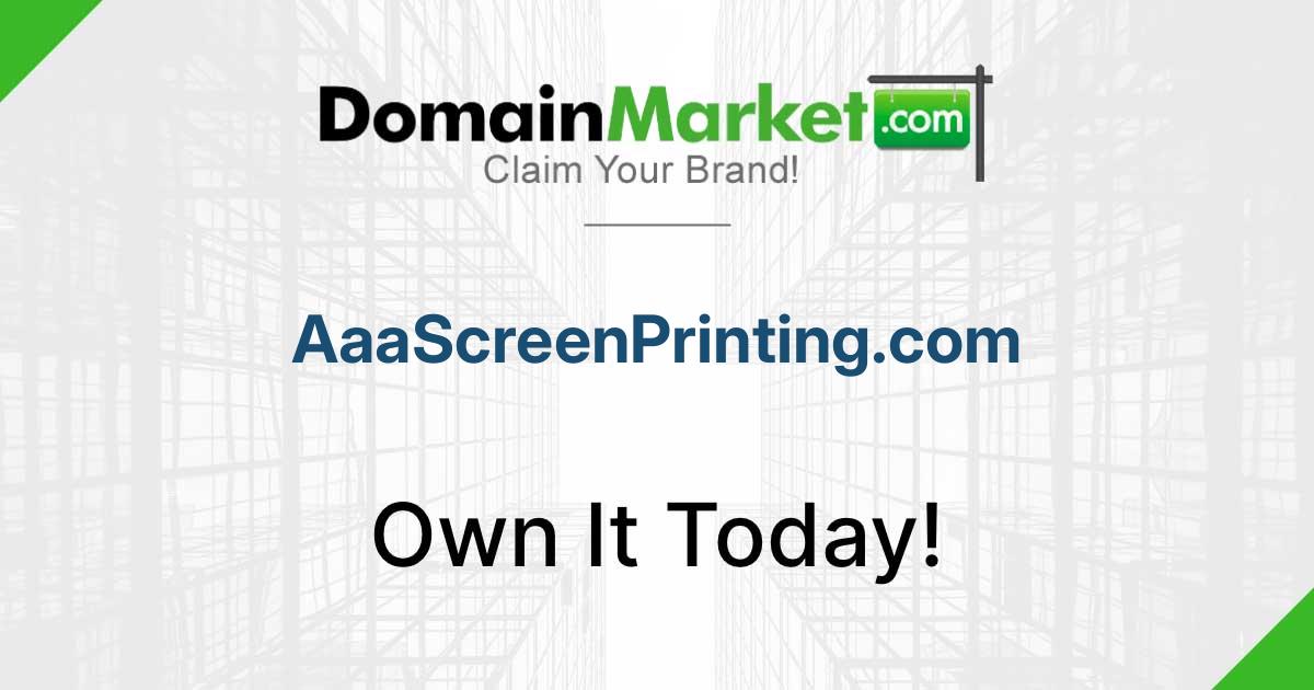 AaaScreenPrinting.com - Media Domain for Sale. Call 888-694-6735.