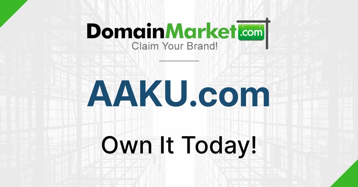 AAKU.com - Business Domains for Sale - Buy Premium Corporate Domain ...