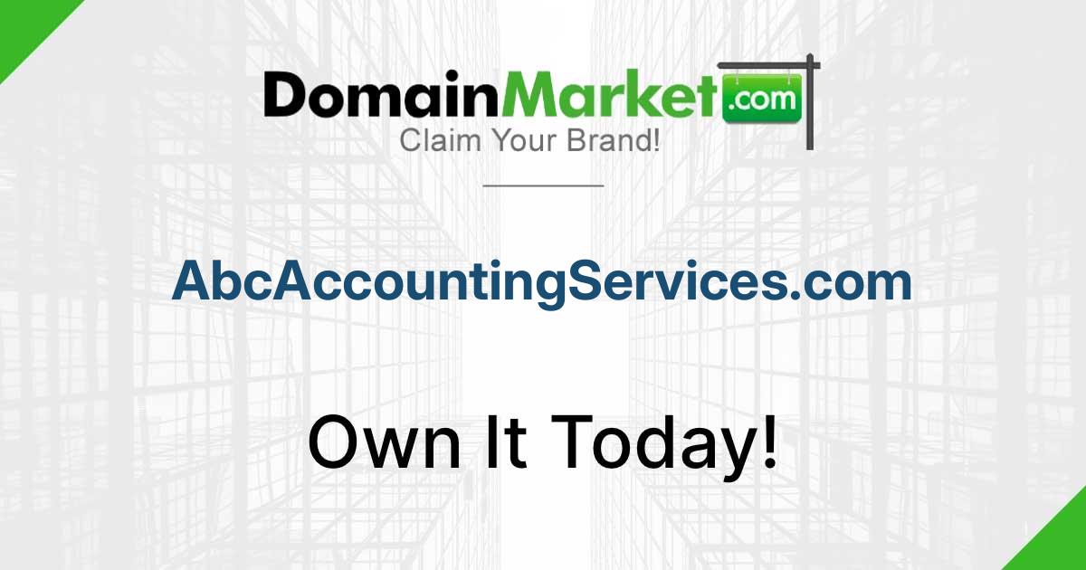 AbcAccountingServices.com - Finance Domains for Sale - Buy Premium ...