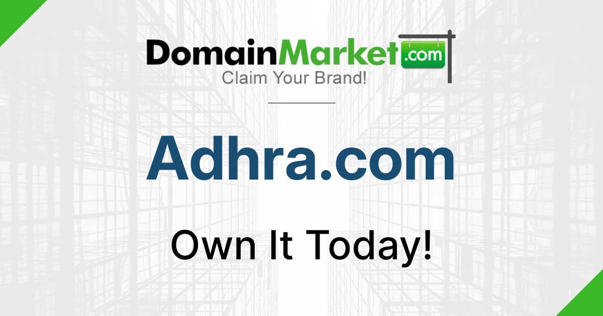 Adhra.com - Organization Domains for Sale - Buy Premium Business ...