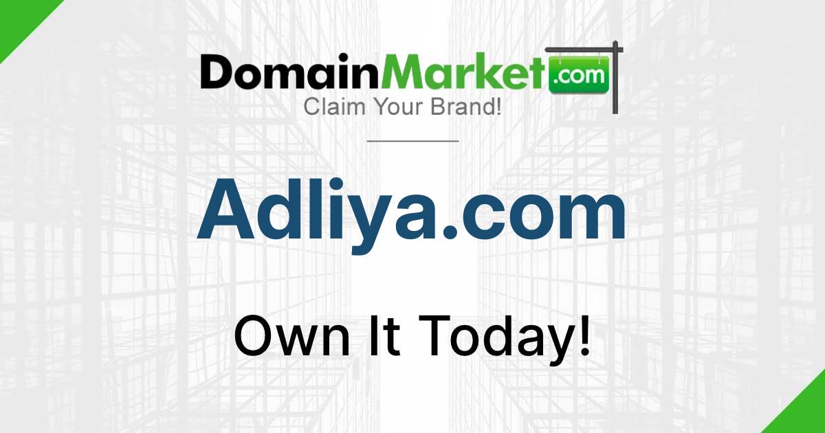 Adliya.com - Miscellaneous Domains for Sale - Buy Premium Diverse ...