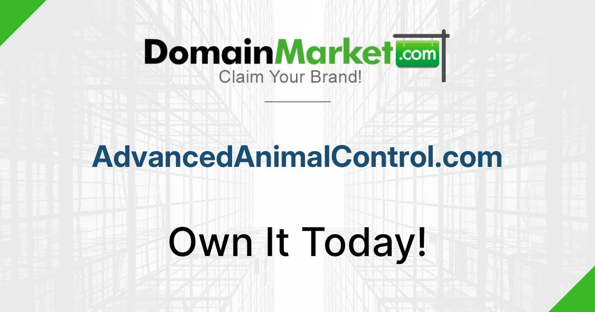 AdvancedAnimalControl.com - Service Domains for Sale - Buy Premium ...