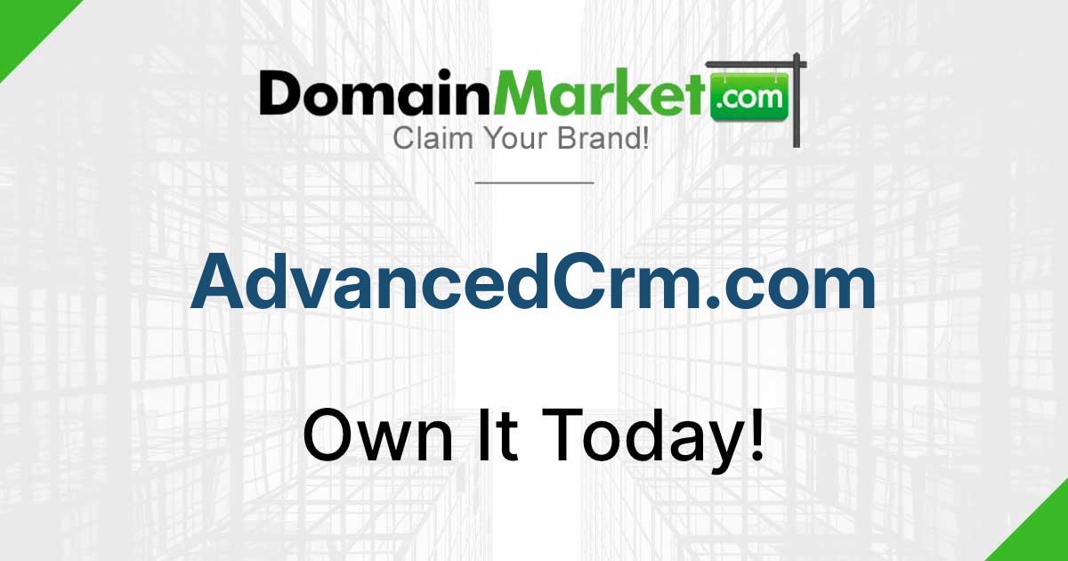 AdvancedCrm.com - Technology Domains for Sale - Buy Premium Tech ...