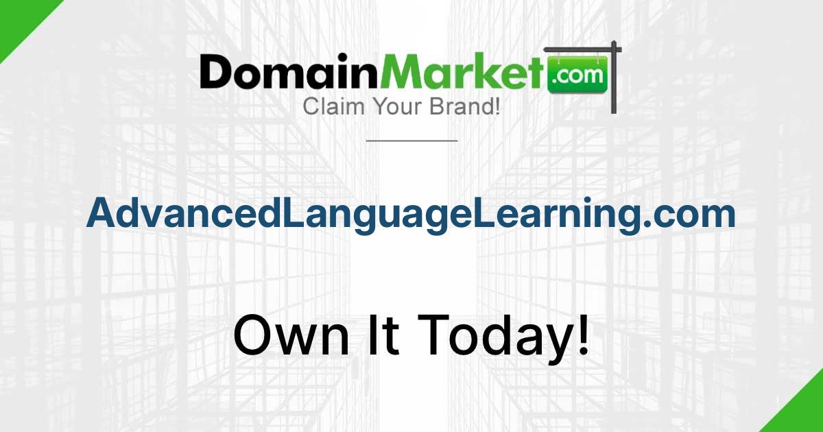 AdvancedLanguageLearning.com - Education Domains for Sale - Buy Premium ...