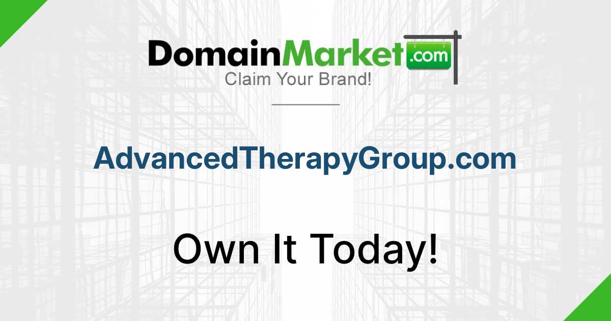 AdvancedTherapyGroup.com - Health Domains for Sale - Buy Premium ...