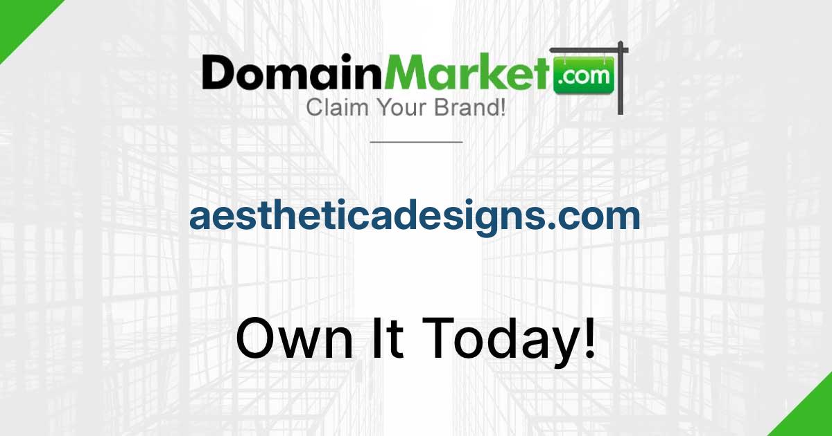 aestheticadesigns.com - Design Domains for Sale - Buy Premium Creative ...