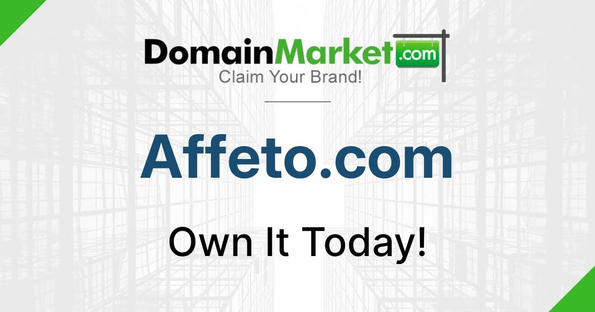 Affeto.com - Personal Domains for Sale - Buy Premium Individual ...