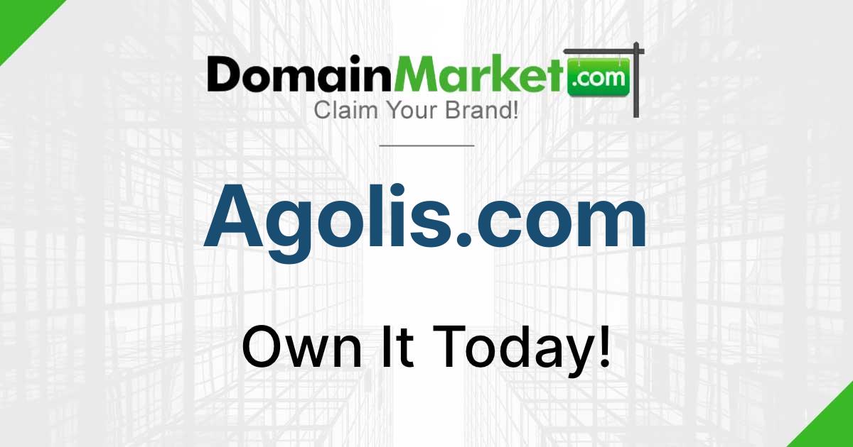 Agolis.com - Business Domains for Sale - Buy Premium Corporate Domain ...