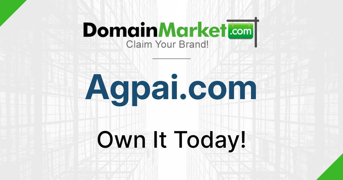 Agpai.com - Miscellaneous Domains for Sale - Buy Premium Diverse Domain ...