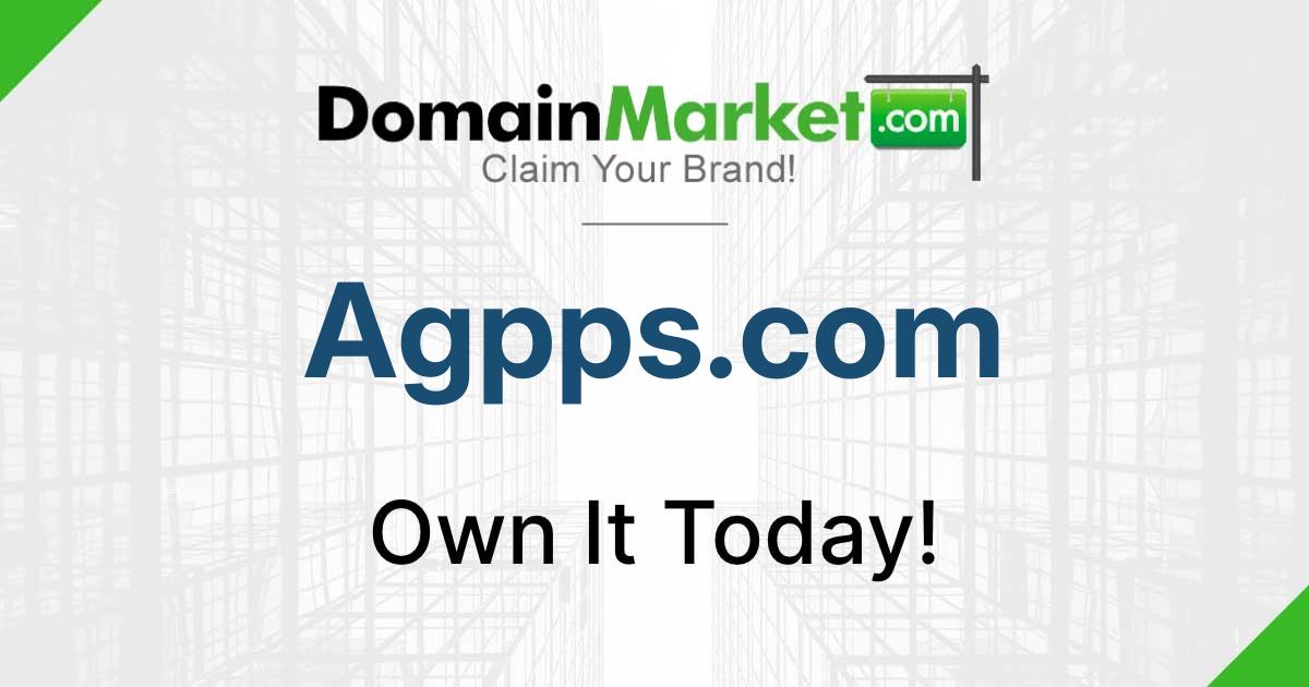 Agpps.com - Business Domains for Sale - Buy Premium Corporate Domain ...