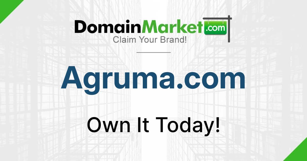 Agruma.com - General Domains for Sale - Buy Premium Multi-Purpose ...