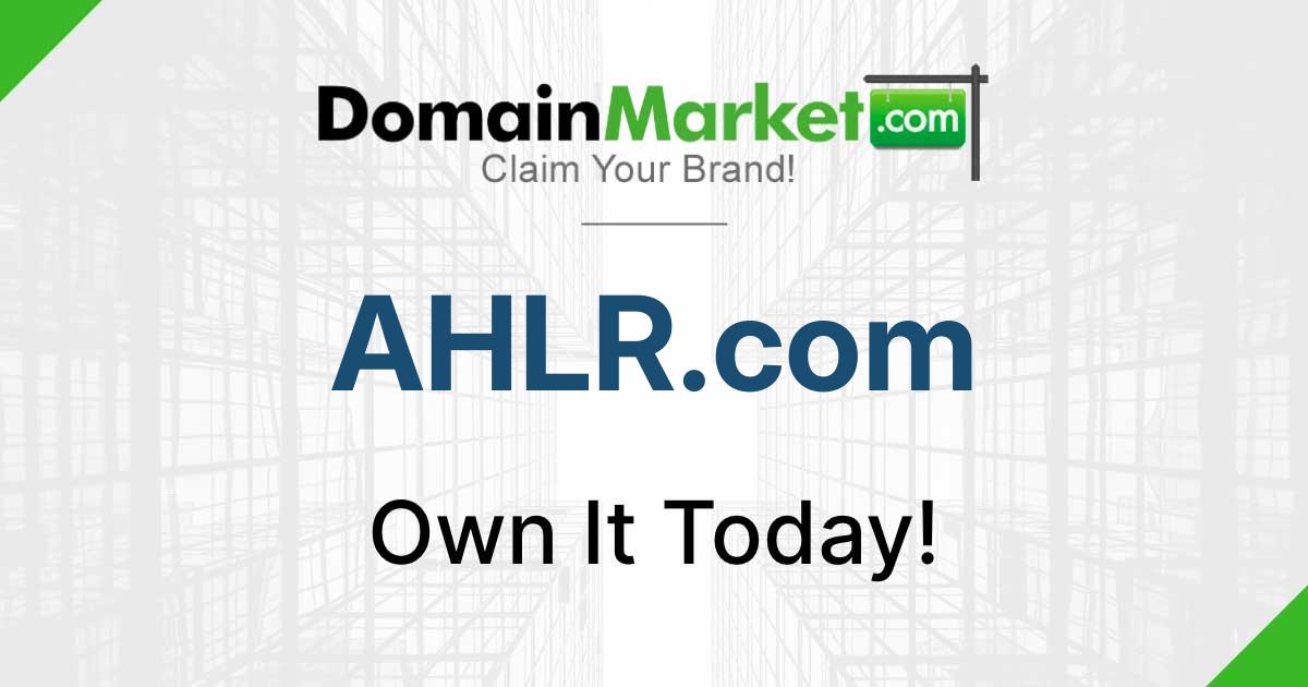 AHLR.com - Premium Domain for Sale. Call 888-694-6735.