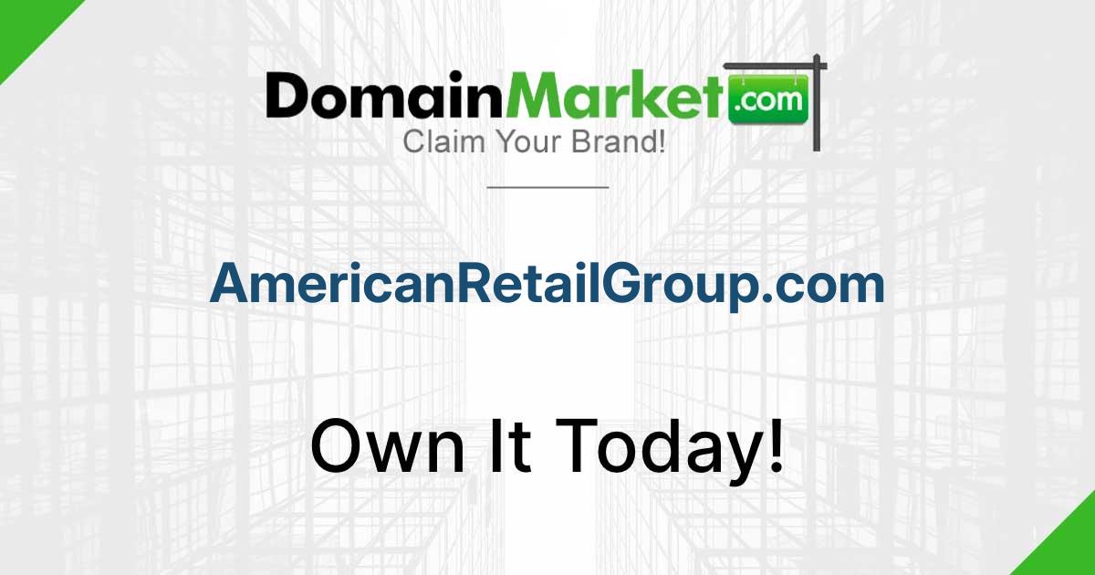 AmericanRetailGroup.com - Retail Domains for Sale - Buy Premium ...