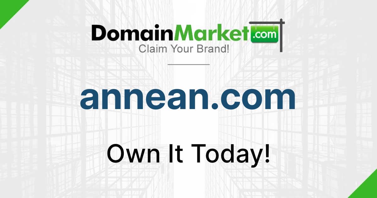 annean.com - Miscellaneous Domains for Sale - Buy Premium Diverse ...
