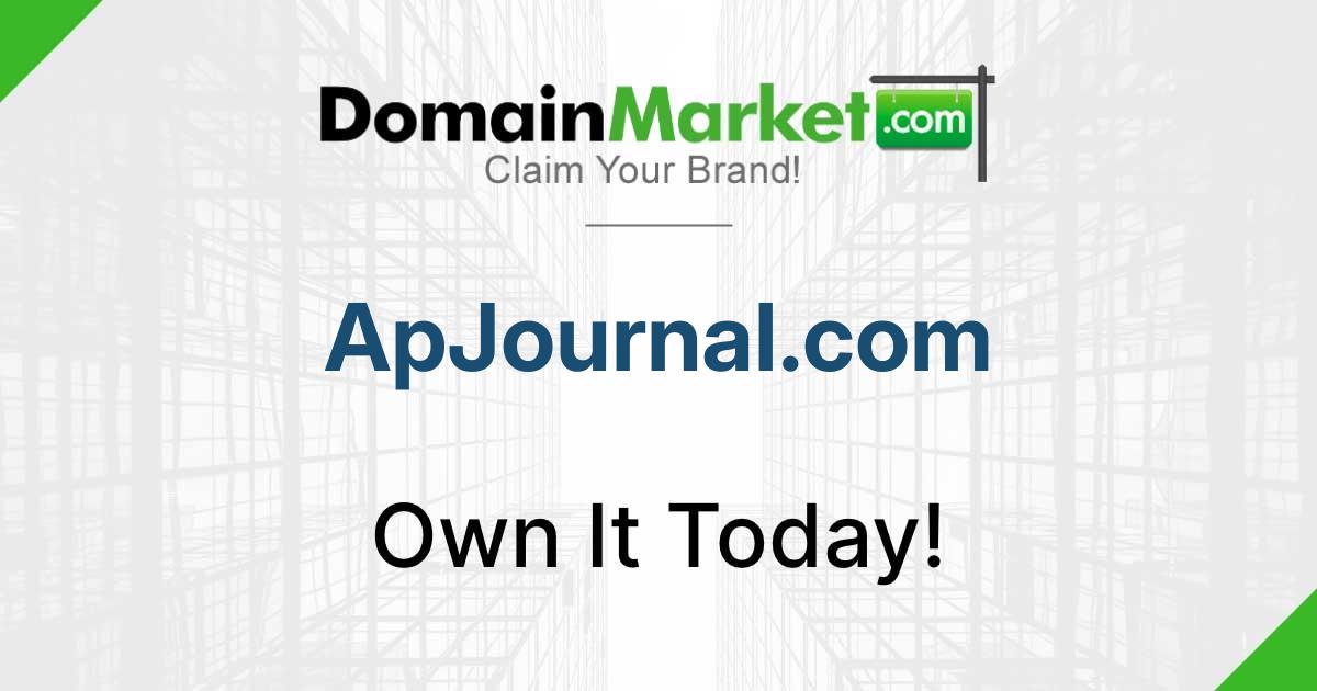 ApJournal.com - Media Domains for Sale - Buy Premium Entertainment ...