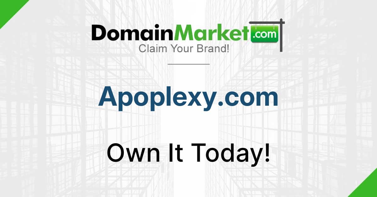 Apoplexy.com - Premium Domain for Sale. Call 888-694-6735.