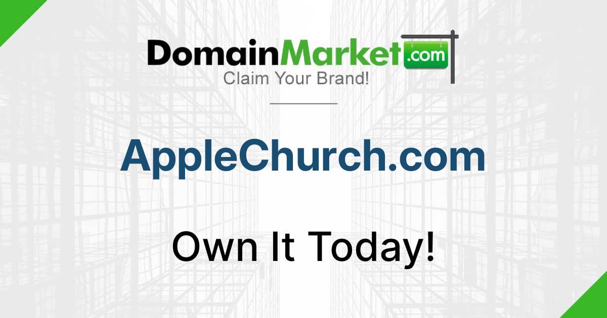 AppleChurch.com - Religion Domains for Sale - Buy Premium Faith ...