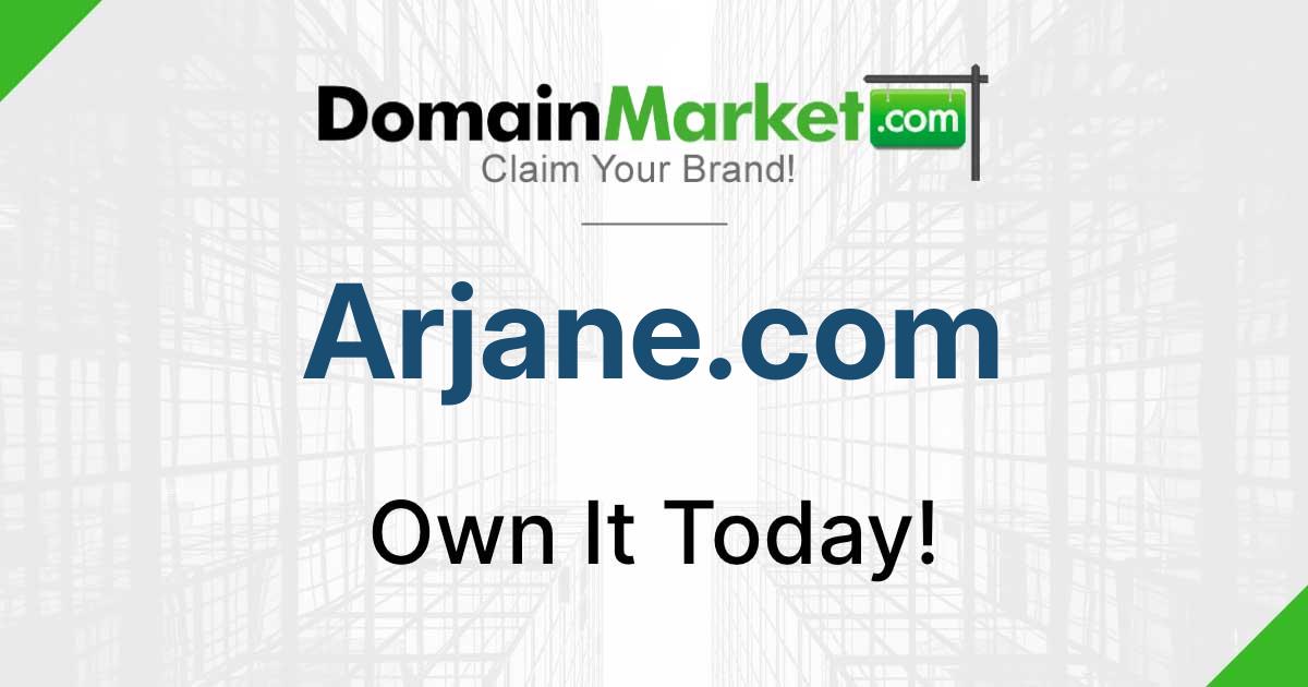 Arjane.com - Miscellaneous Domains for Sale - Buy Premium Diverse ...