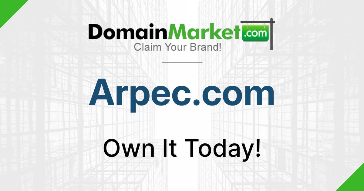 Arpec.com - Technology Domain for Sale. Call 888-694-6735.