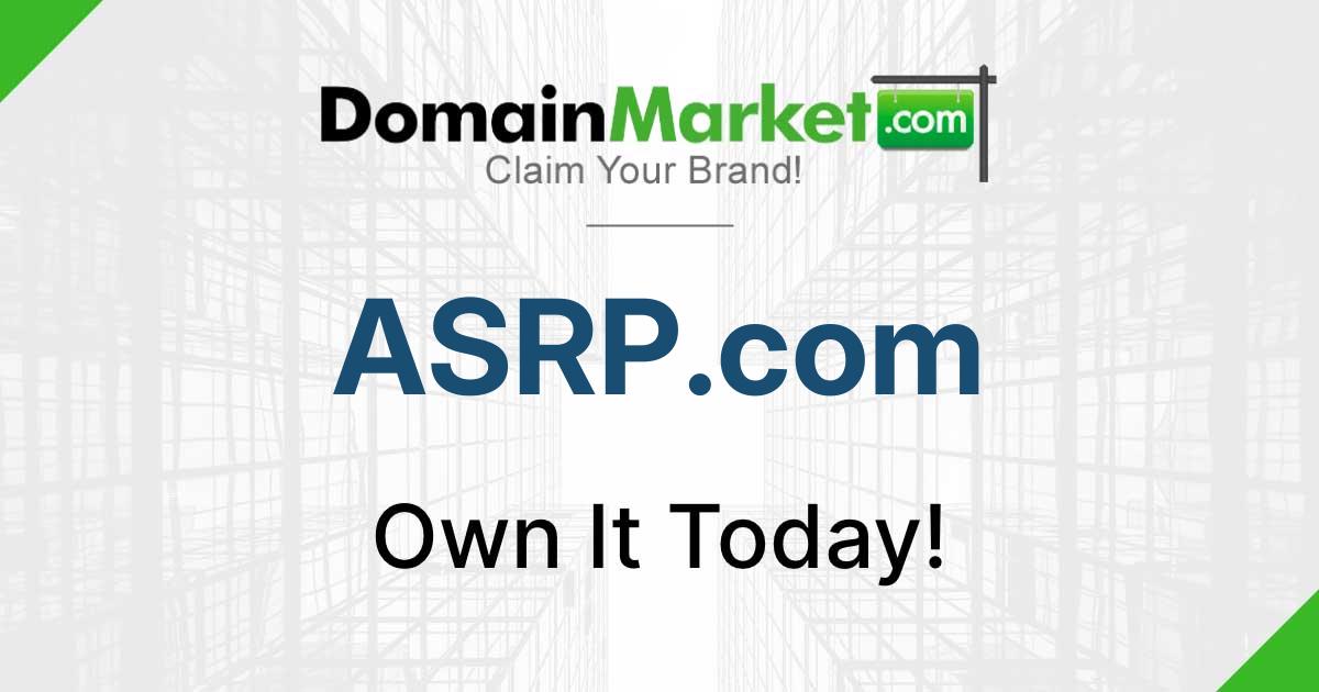 Asrp.com - Business Domain for Sale