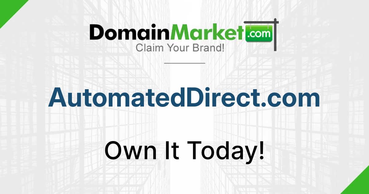 AutomatedDirect.com - Technology Domains for Sale - Buy Premium Tech ...