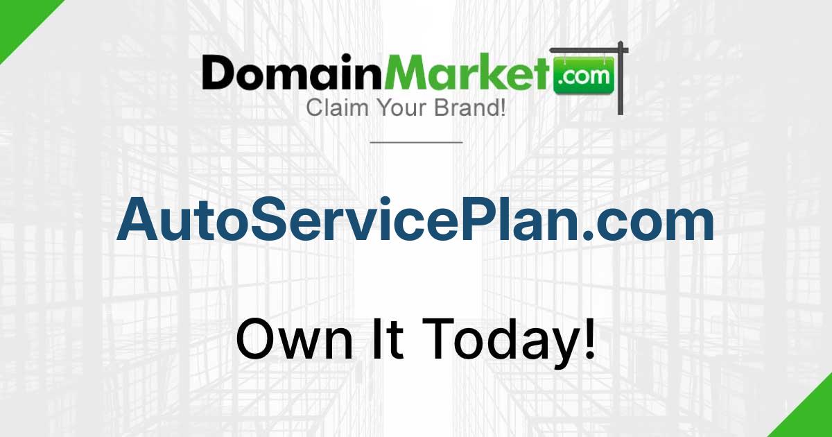 AutoServicePlan.com - Automotive Domains for Sale - Buy Premium Car ...