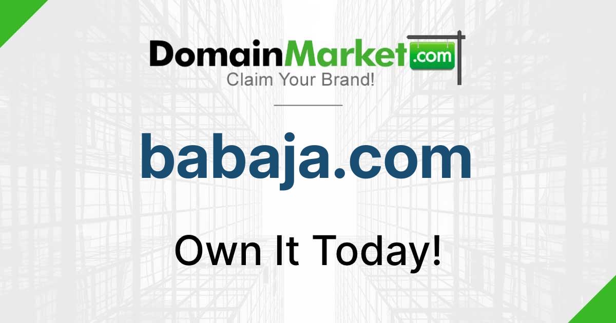 babaja.com - Miscellaneous Domains for Sale - Buy Premium Diverse ...