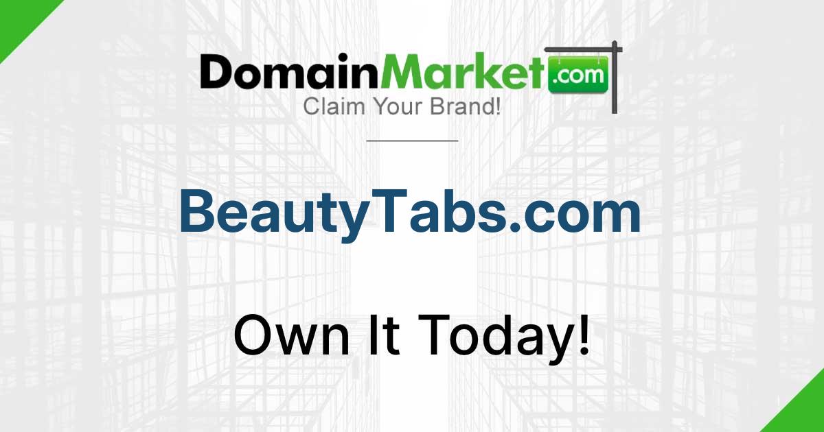 BeautyTabs.com - Premium Domain for Sale. Call 888-694-6735.