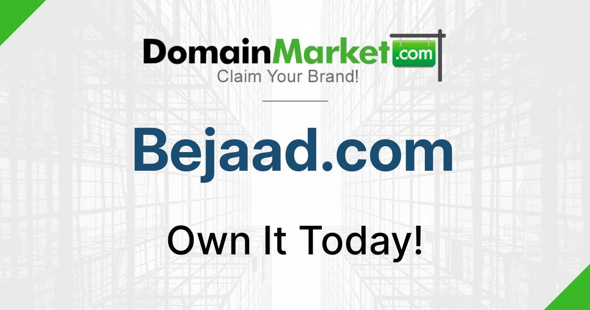 Bejaad.com - General Domains for Sale - Buy Premium Multi-Purpose ...
