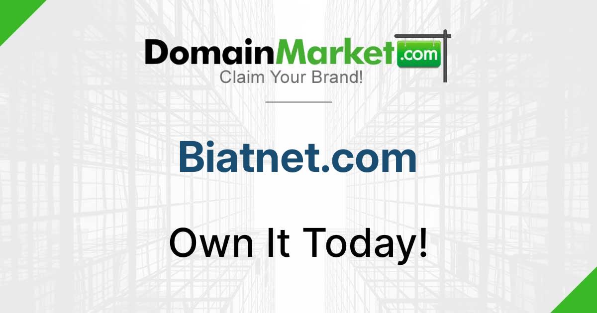 Biatnet.com - Technology Domains for Sale - Buy Premium Tech ...