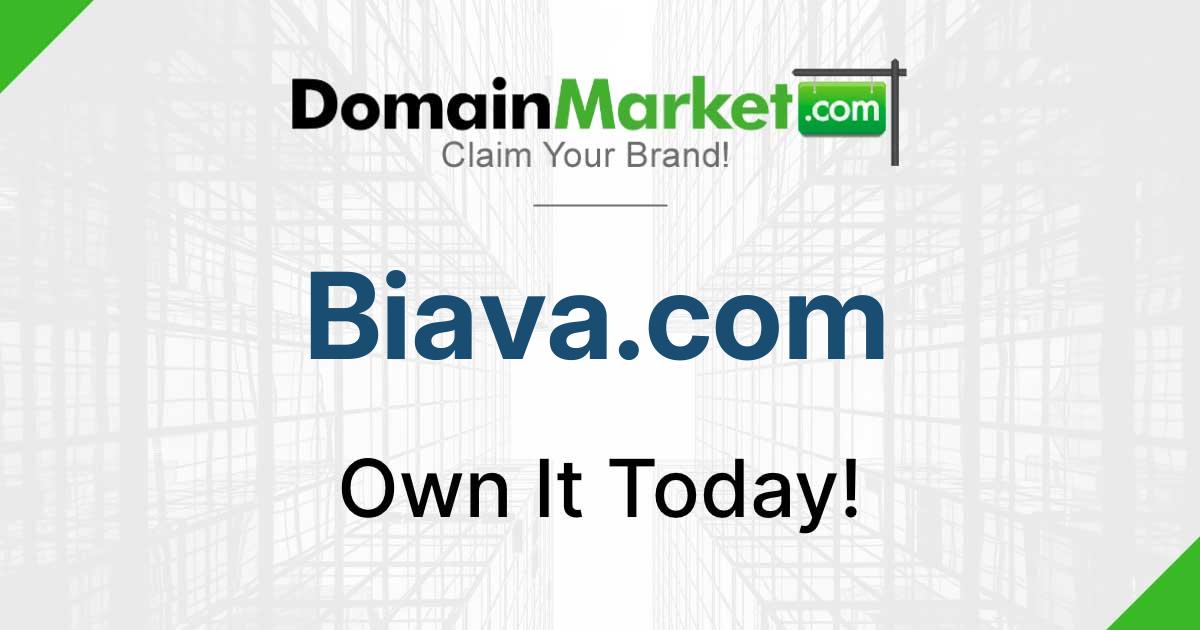 Biava.com - General Domains for Sale - Buy Premium Multi-Purpose Domain ...