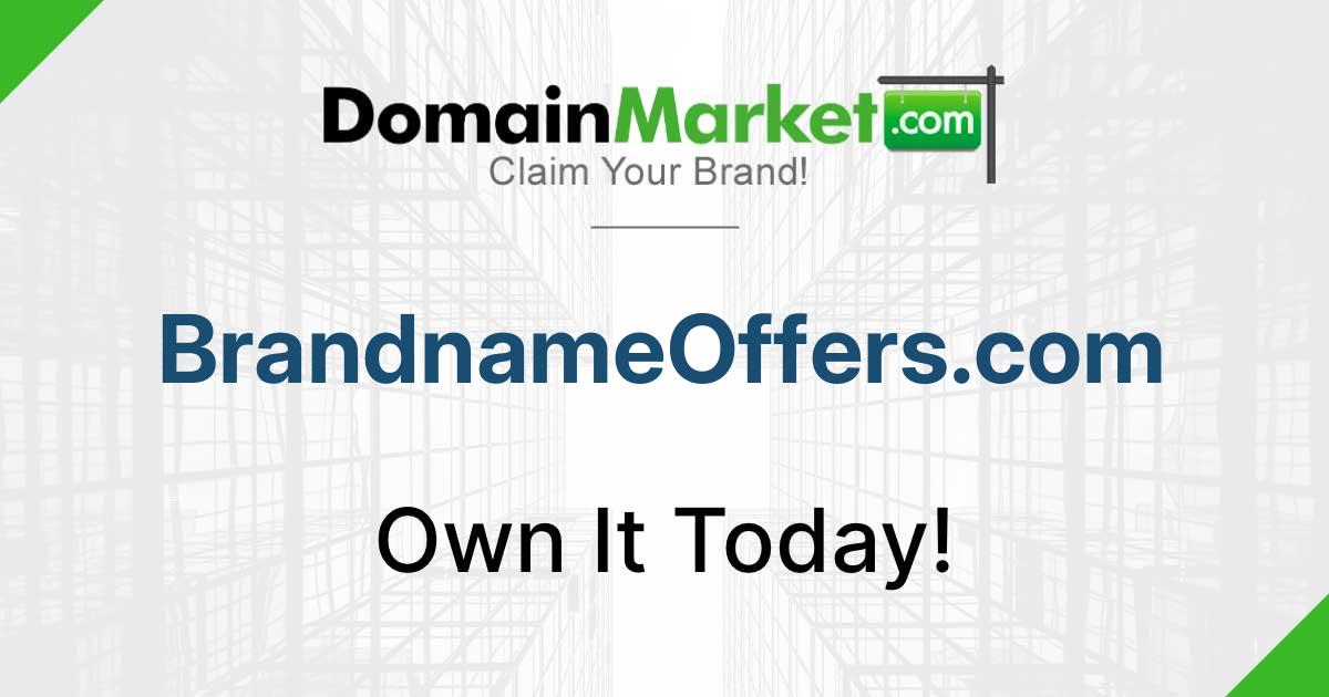 BrandnameOffers.com - Shopping Domains for Sale - Buy Premium Retail ...