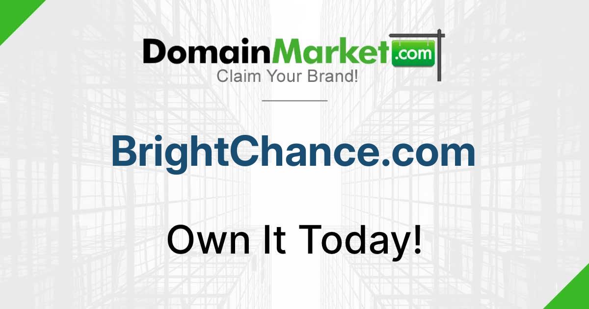 BrightChance.com - Premium Domain for Sale. Call 888-694-6735.