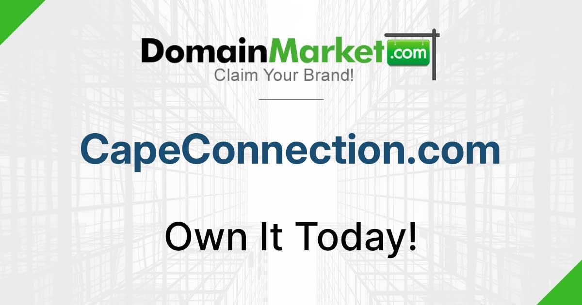 CapeConnection.com - Travel Domains for Sale - Buy Premium Tourism ...