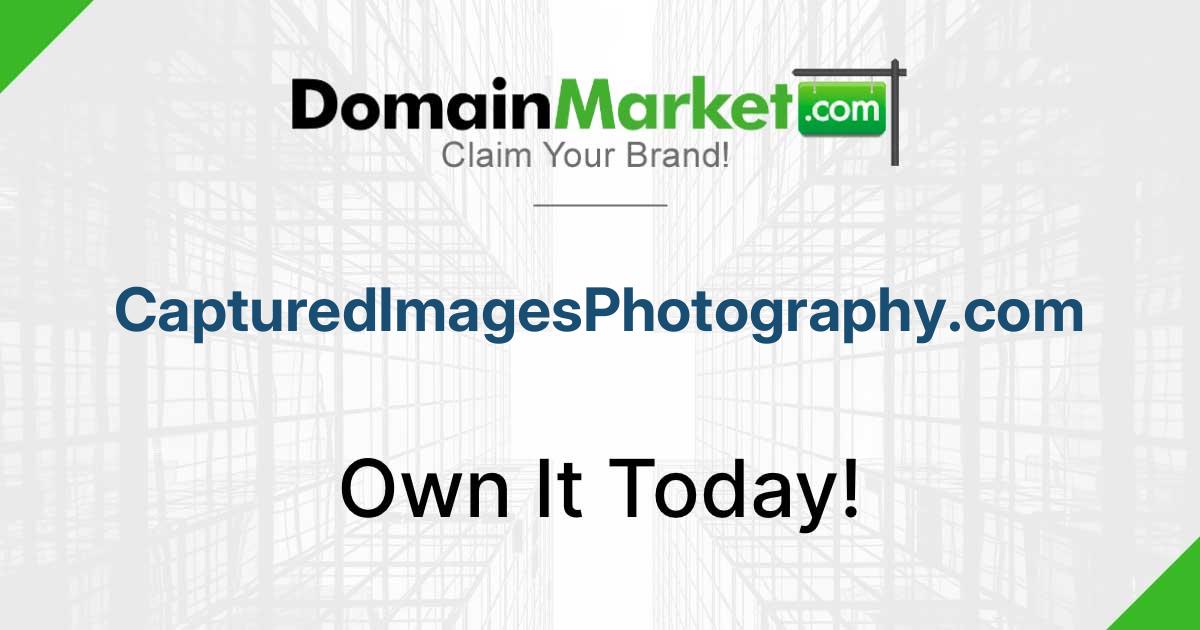 CapturedImagesPhotography.com - Photography Domains for Sale - Buy ...