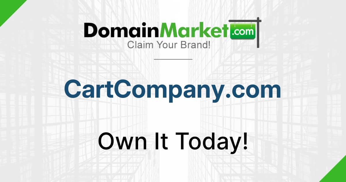 CartCompany.com - Retail Domains for Sale - Buy Premium Shopping ...