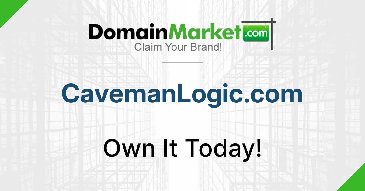 CavemanLogic.com - Technology Domains for Sale - Buy Premium Tech ...