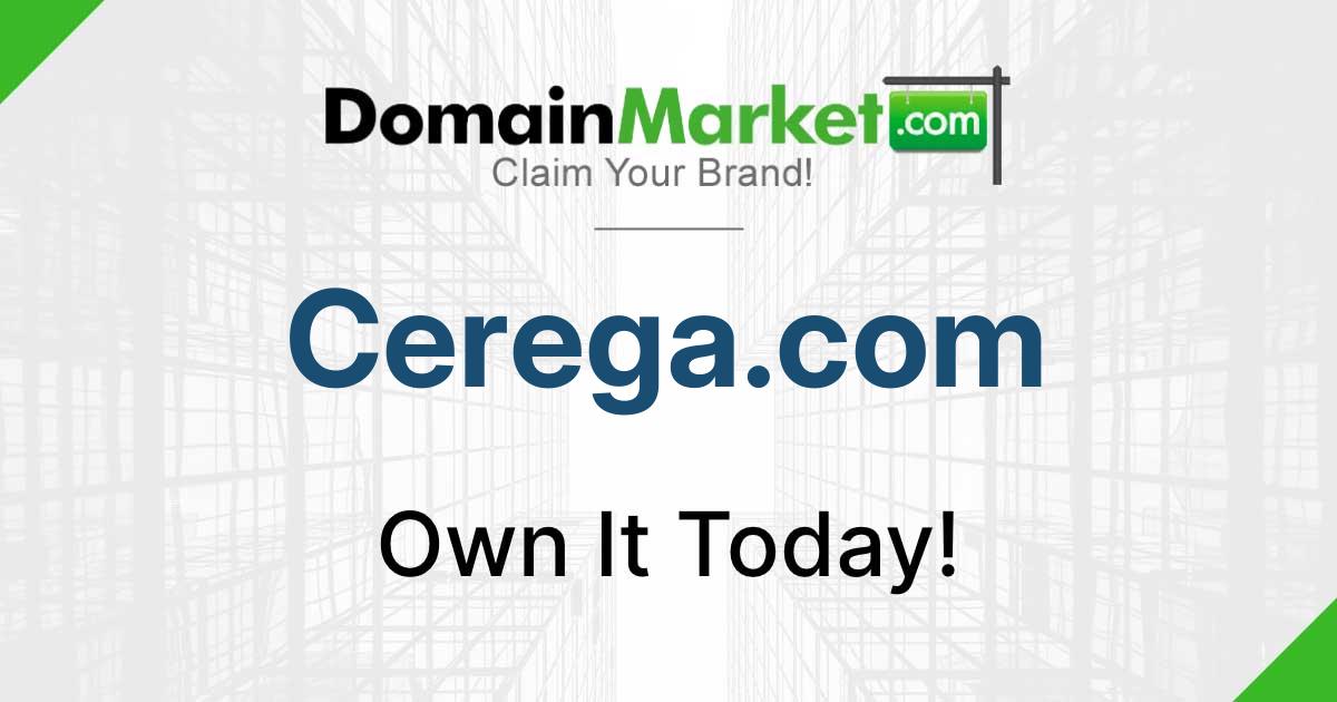 Cerega.com - Miscellaneous Domains for Sale - Buy Premium Diverse ...