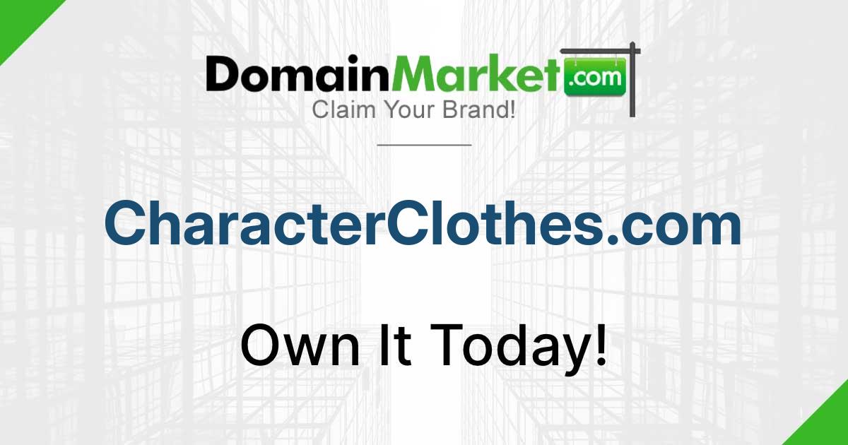 CharacterClothes.com - Fashion Domains for Sale - Buy Premium Style ...