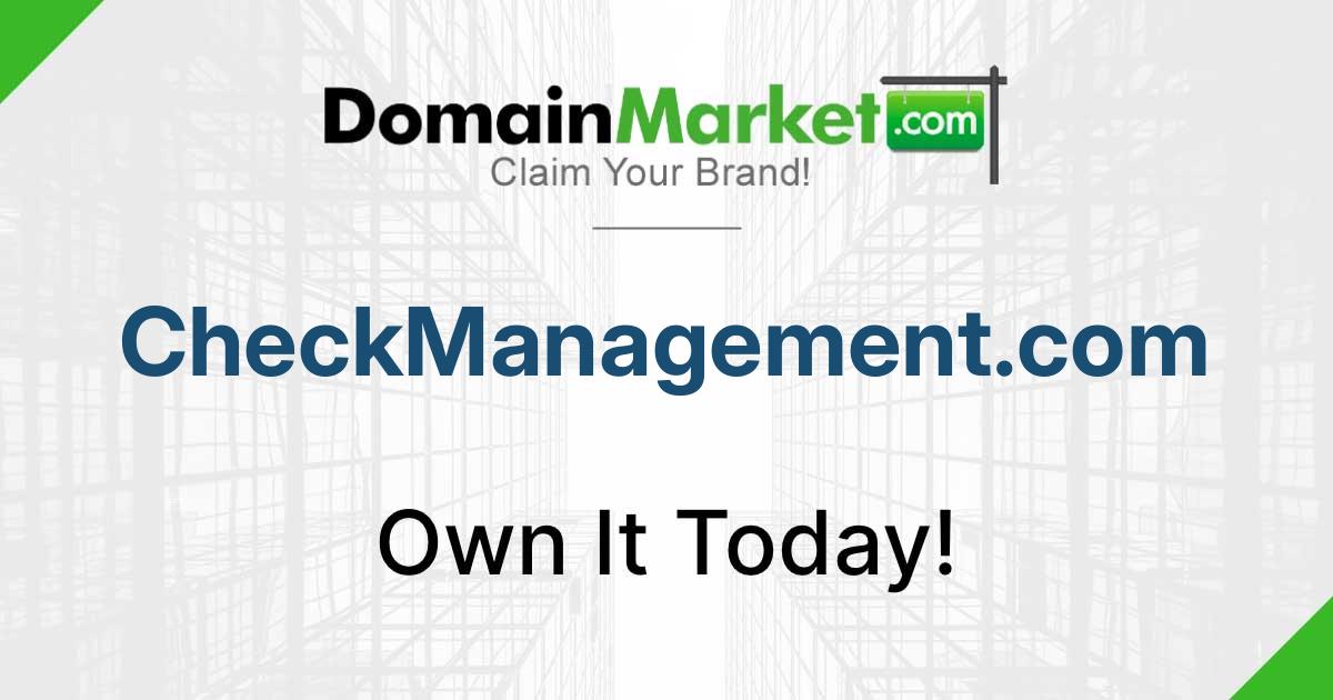 CheckManagement.com - Finance Domains for Sale - Buy Premium Banking ...