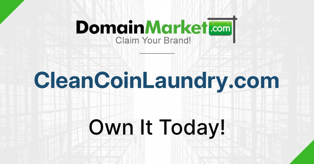 CleanCoinLaundry.com - Premium Domain for Sale. Call 888-694-6735.