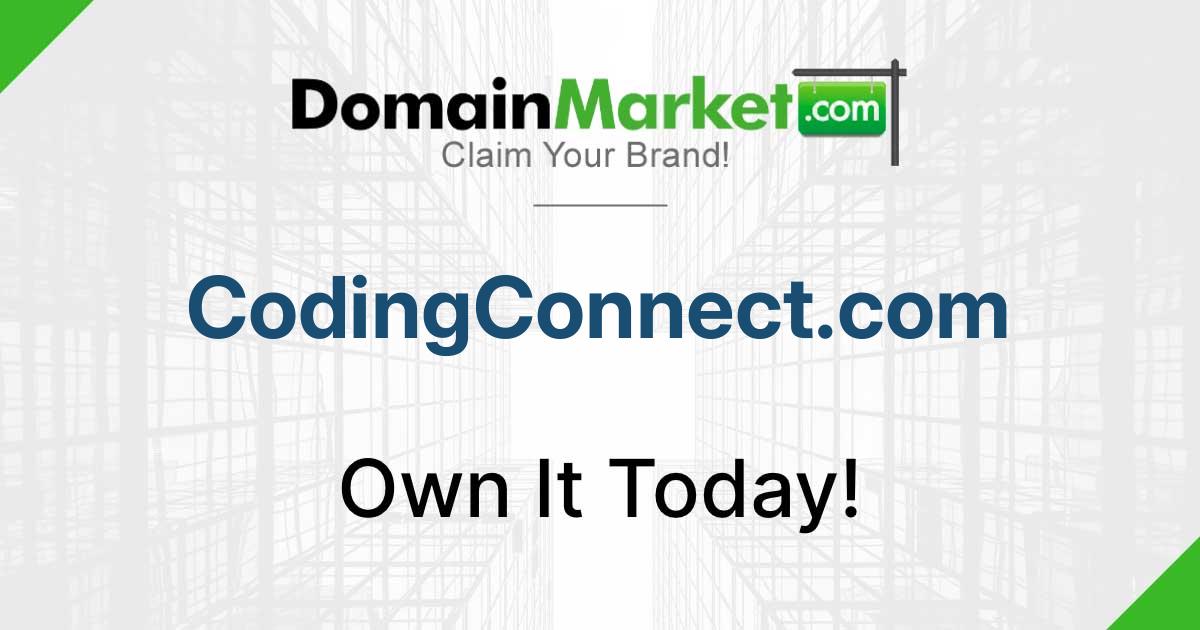 CodingConnect.com - Technology Domains for Sale - Buy Premium Tech ...