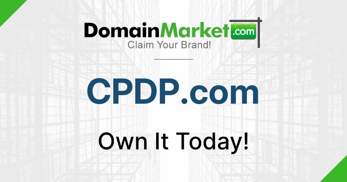 Cpdp.com - Technology Domain for Sale