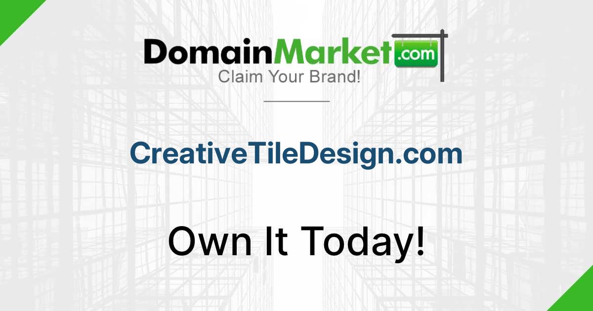 CreativeTileDesign.com - Home Domains for Sale - Buy Premium Real ...