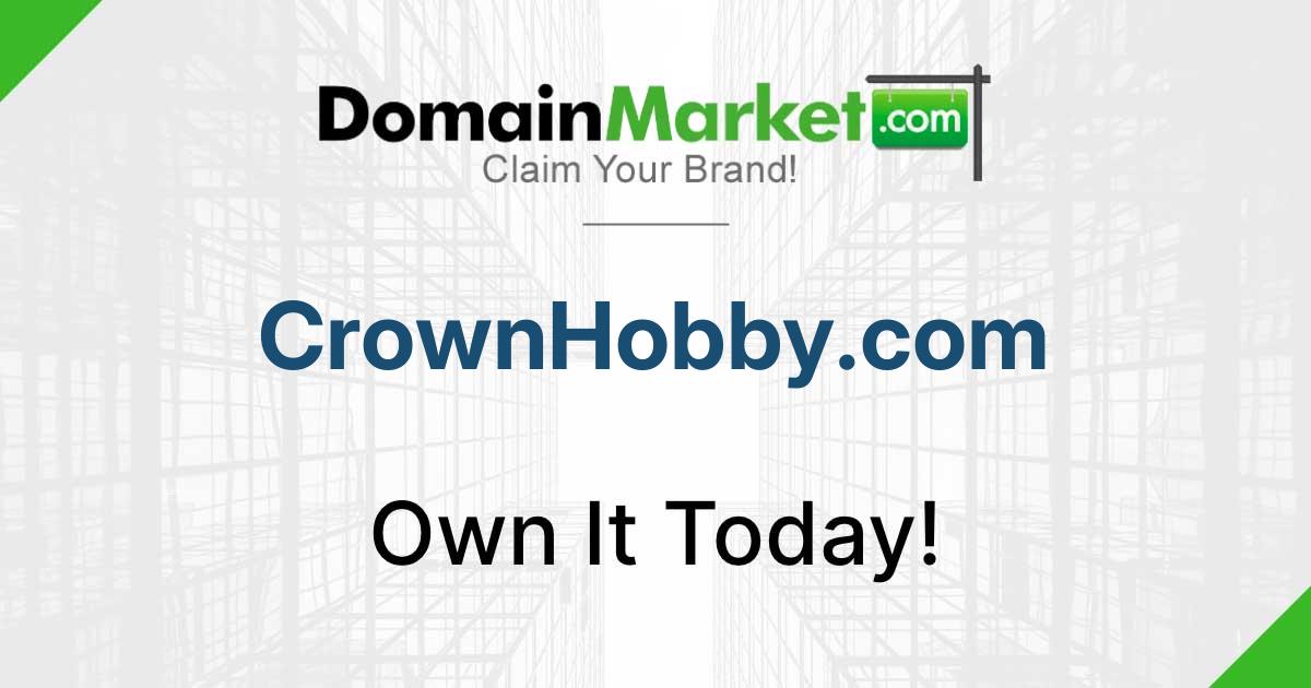 CrownHobby.com - Shopping Domains for Sale - Buy Premium Retail & E ...