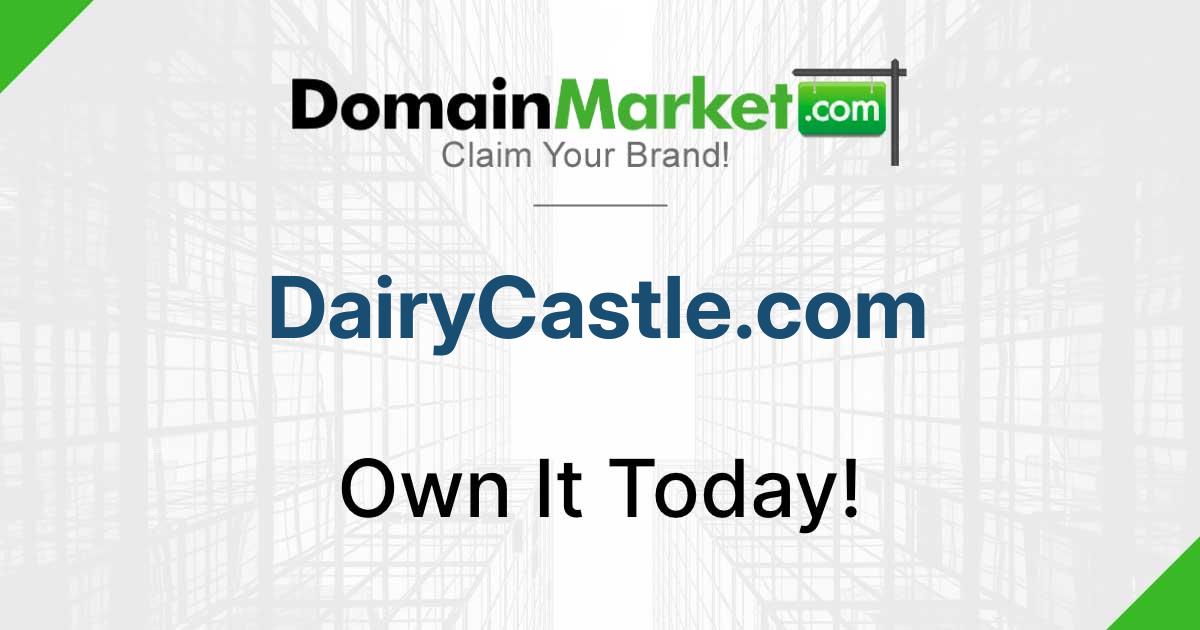 DairyCastle.com - Food & Beverage Domains for Sale - Buy Premium ...