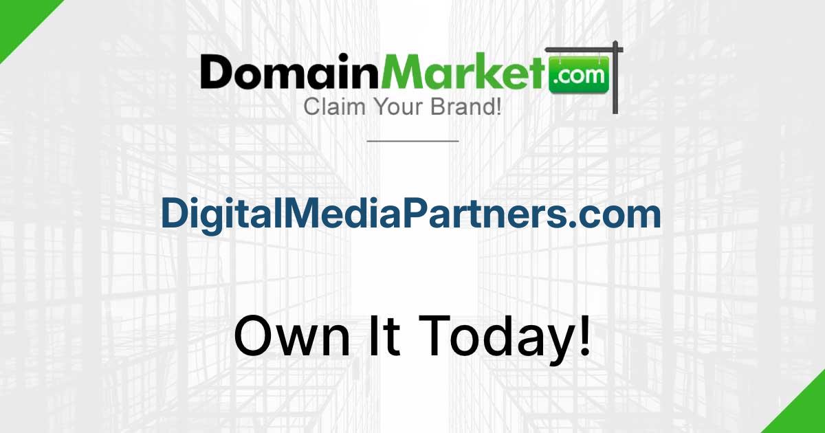 DigitalMediaPartners.com - Technology Domains for Sale - Buy Premium ...