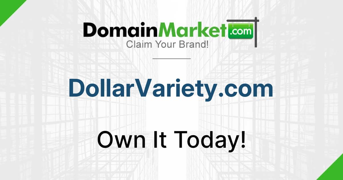 DollarVariety.com - Retail Domains for Sale - Buy Premium Shopping ...