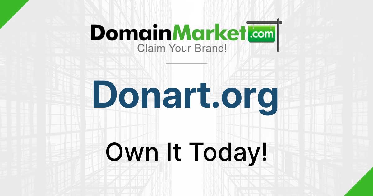 Donart.org - Art Domains for Sale - Buy Premium Art Domain Names ...