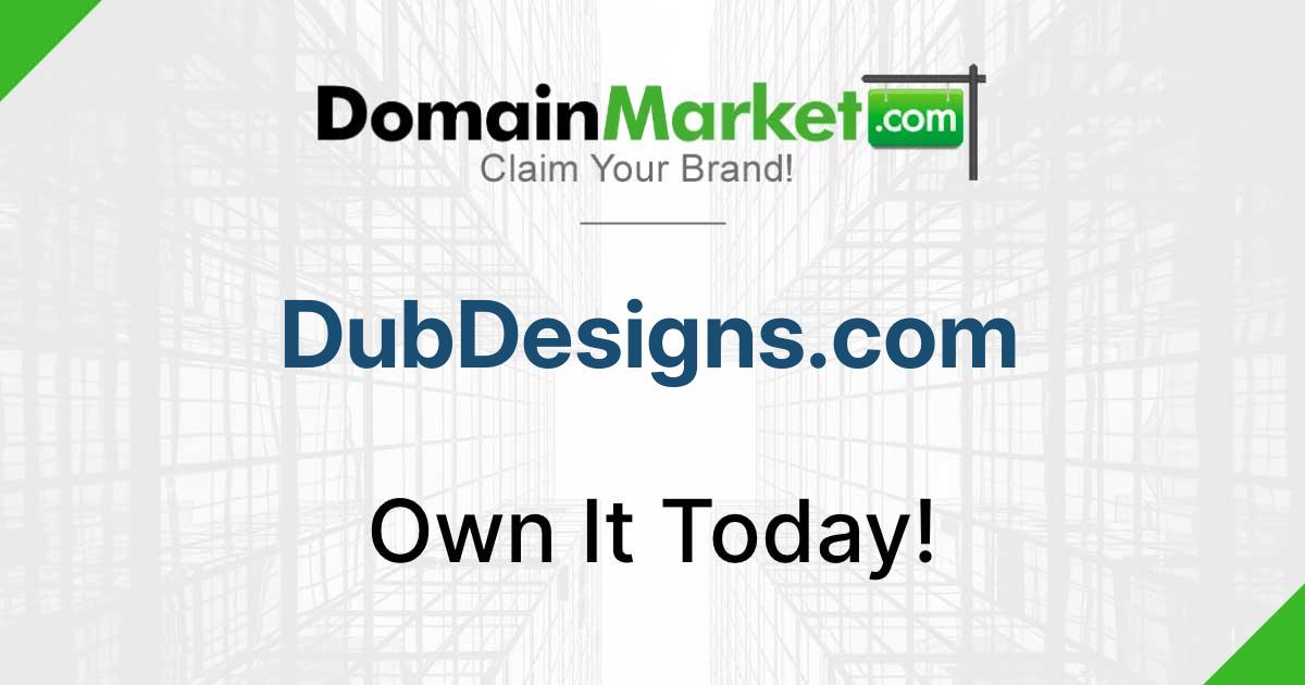 DubDesigns.com - Design Domains for Sale - Buy Premium Creative ...